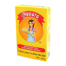Flan arôme vanille 50g - Achat, Préparation, Nouara – Panier d'orient